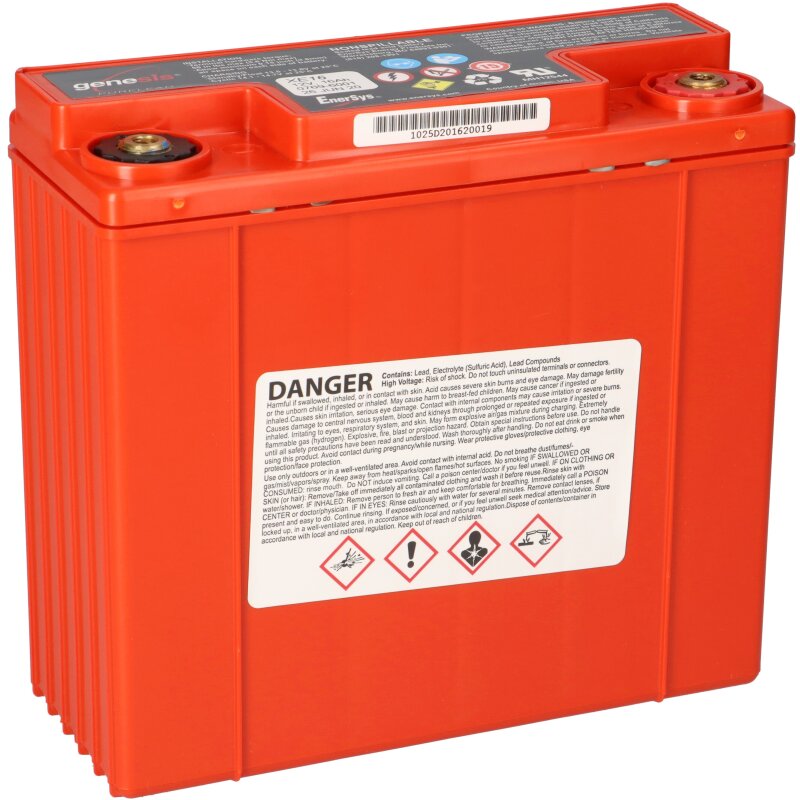 Genesis 12V 16Ah 12XE16 Reinblei Batterie M6 Innengewinde