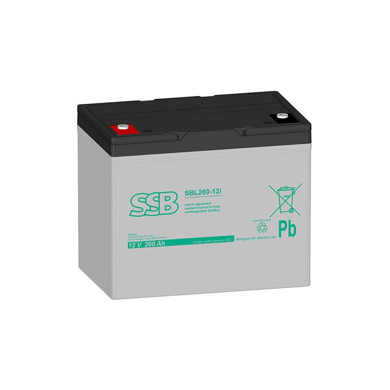 SSB Blei Akku SBL 260-12i AGM Batterie - 12V 260Ah