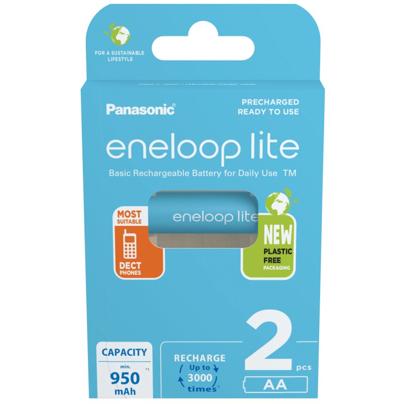 eneloop lite Mignon Akku BK-3LCCE/2BE Ni-MH 1,2V / 950mAh