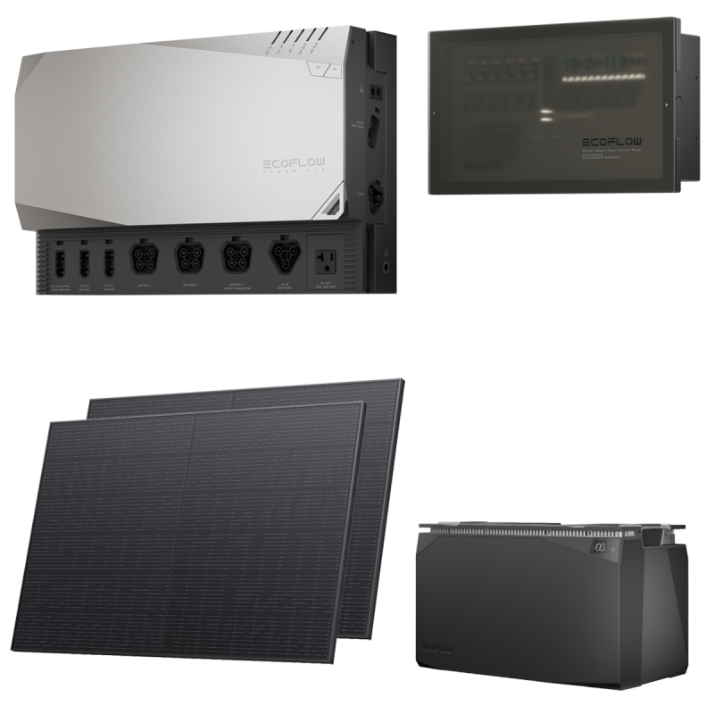 EcoFlow Prepared Kit + 5kWh Power Kit und 800W Solarpanels