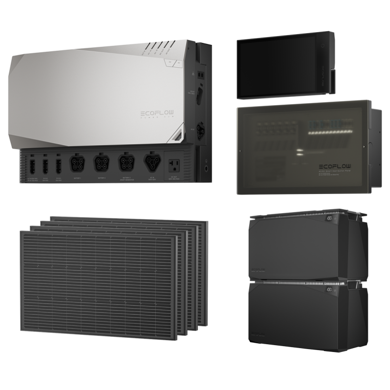 EcoFlow Independence Kit 4kWh Power Kit + 400W Solarpanels