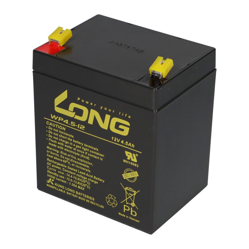 Bleiakku Kung Long WP4.5-12 12V 4,5Ah AGM Batterie