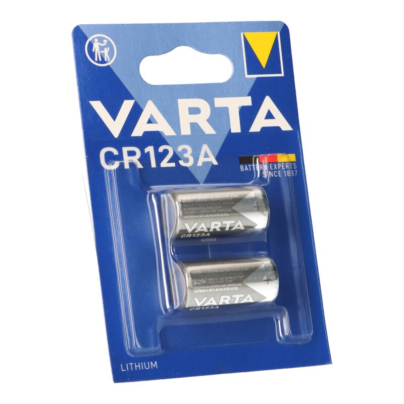 Varta CR123A Lithium-Batterie: Leistungsstarke Energie für Fotografie