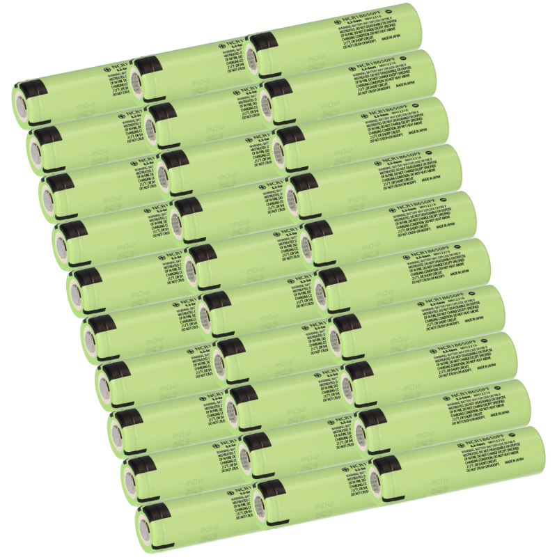 30x Panasonic Akku NCR18650PF 18650 2900mAh 3,6V