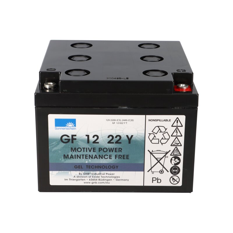 Exide Sonnenschein GF 12022 YF Bleigel Antriebsbatterie