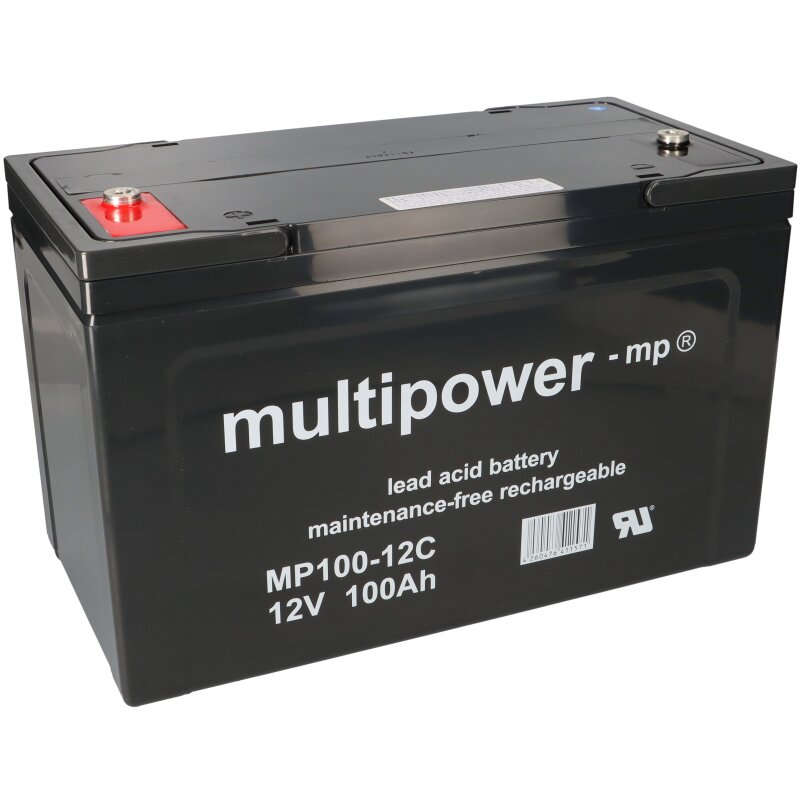 Multipower Blei-Akku MP100-12C Pb 12V 100Ah M6 online kaufen