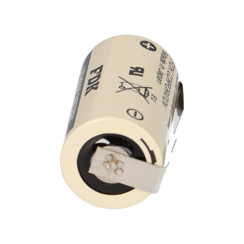 2x FDK Lithium 3V Batterie CR 17335SE 2/3A LF U-Form