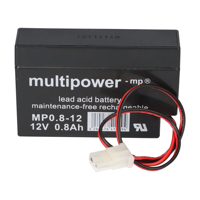 Multipower Blei-Akku AGM MP0-8-12AMP 12V 0,8Ah online kaufen