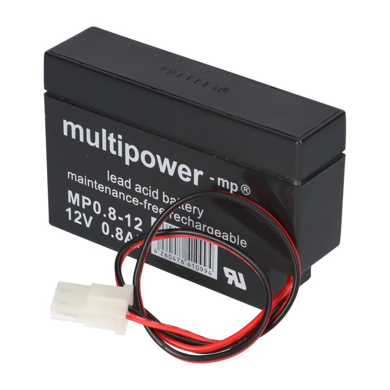 Multipower Blei-Akku AGM MP0-8-12AMP 12V 0,8Ah online kaufen
