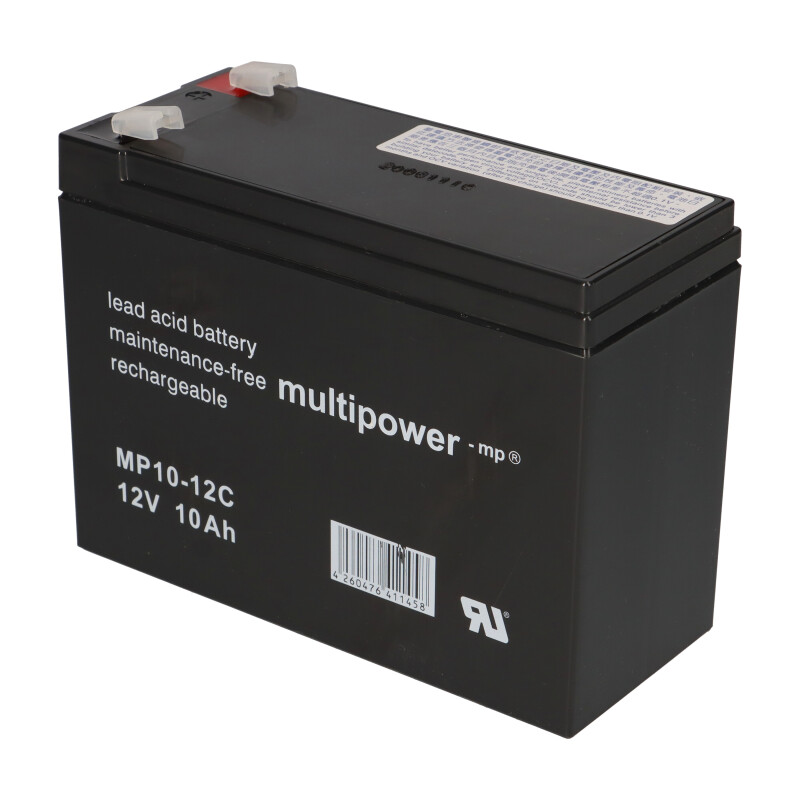Multipower Blei-Akku MP10-12C Pb 12V / 10Ah online kaufen