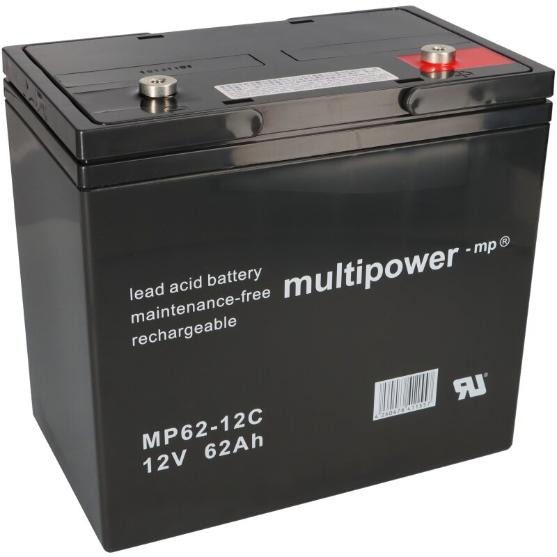 Multipower Blei AGM Akku 12V 62Ah MP62-12C online kaufen