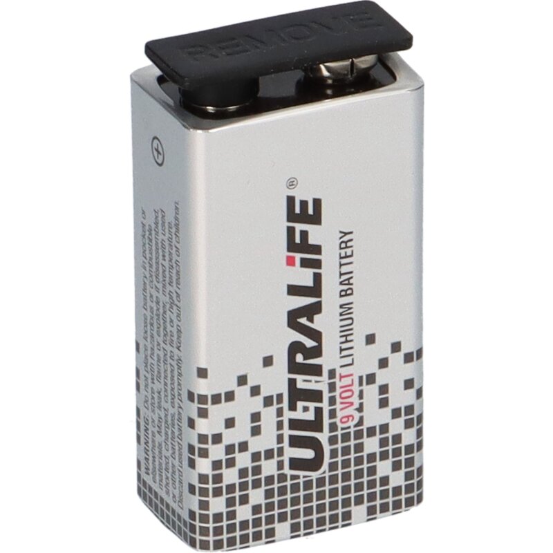 Ultralife 9V Block Lithium Batterie 9V 1200mAh U9VL-J-P