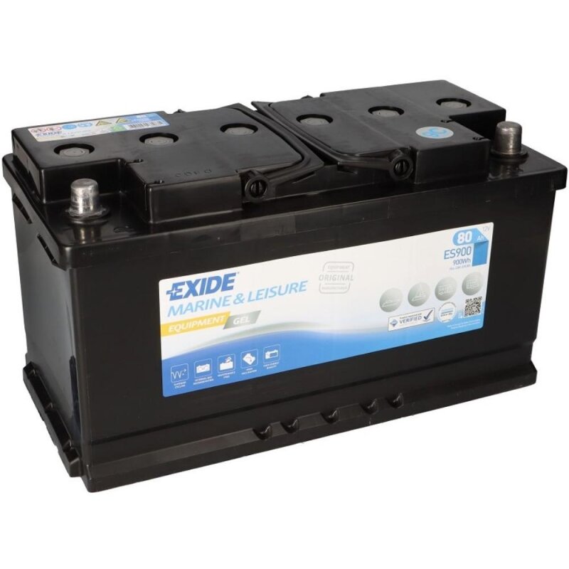 Versorgungsbatterie Exide ES900 (passend für G80) 12V 80Ah Bleigel Ak