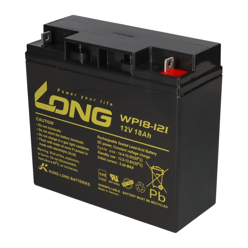 Kung Long Bleiakku WP18-12I 12V 18Ah AGM VdS wartungsfrei
