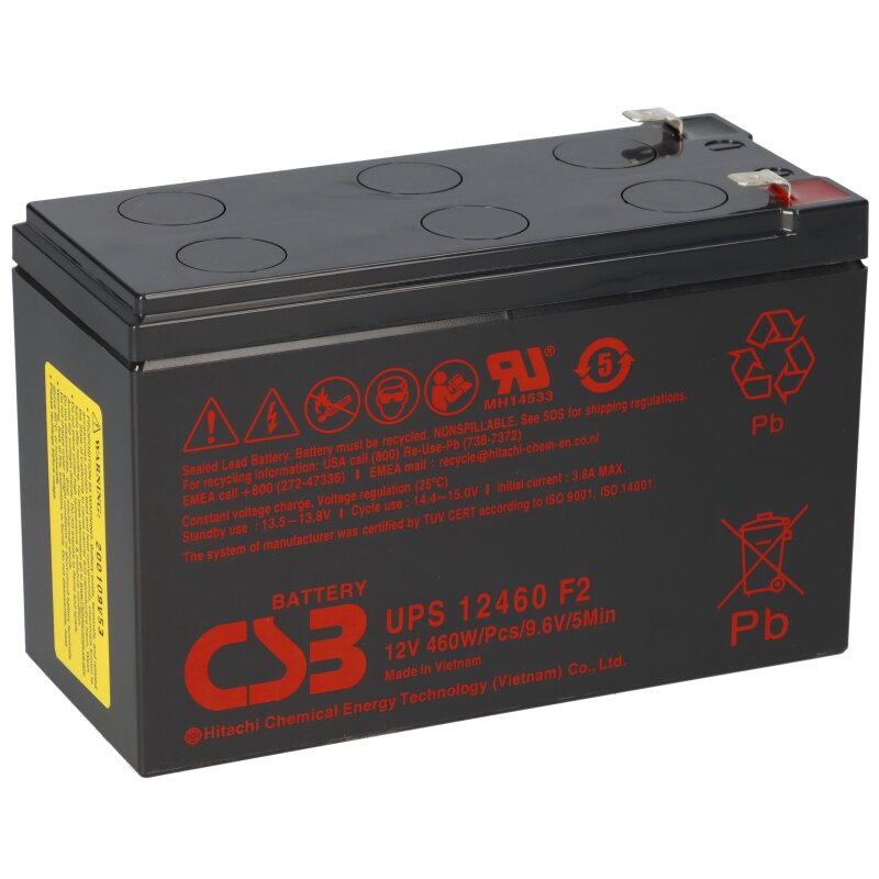 Bleiakku CSB 12V 9,3Ah UPS12460 F2F1 extrem hochstrom kaufen