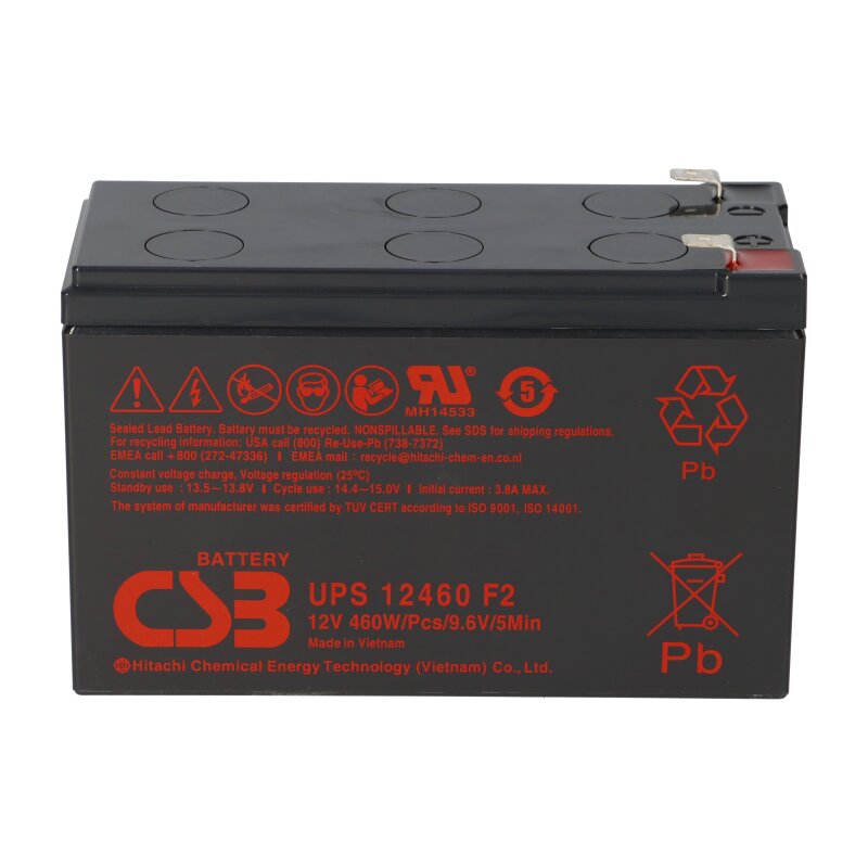 Bleiakku CSB 12V 9,3Ah UPS12460 F2 extrem hochstrom kaufen