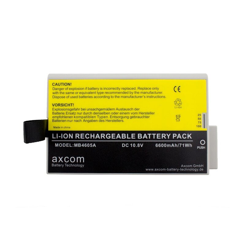 Li-Ion Akku für Philips IntelliVue MP20/30/40/50 - 10,8V 6,6Ah