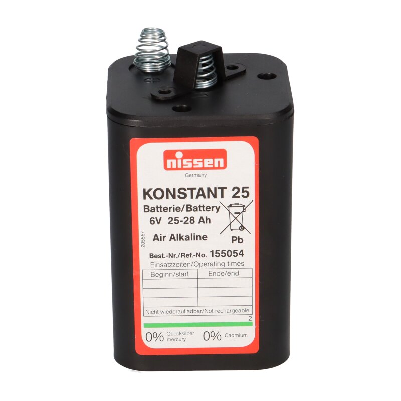 Nissen 4R25 Konstant 25 6V 25-28Ah Luftsauerstoff